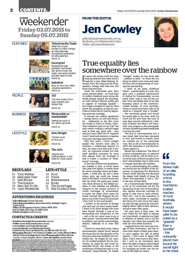 Columns – Jen Cowley